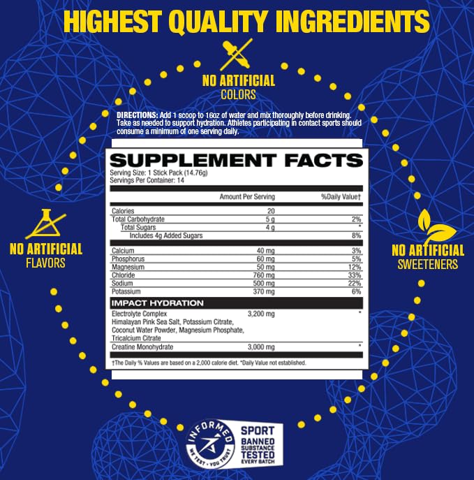 lemon lime hydration supplement powder