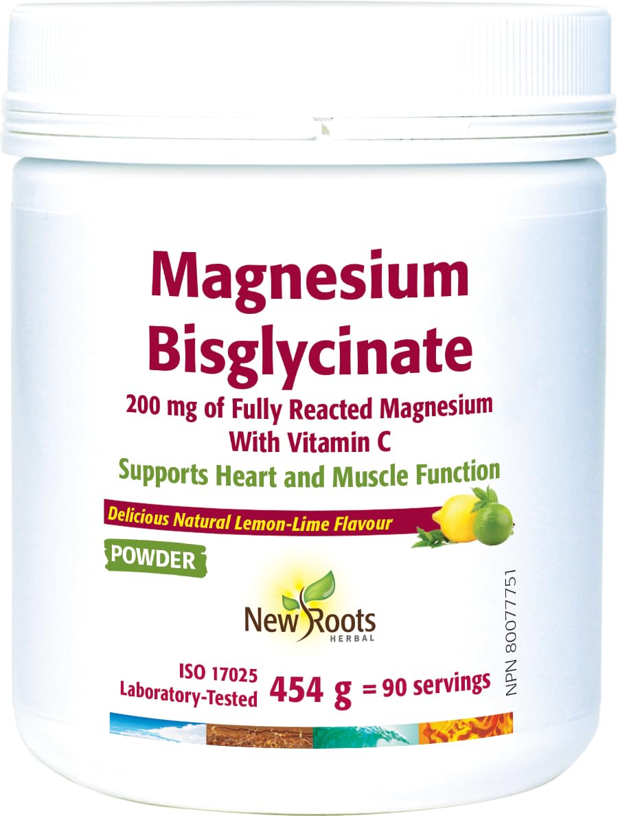 Lemon lime magnesium powder supplement