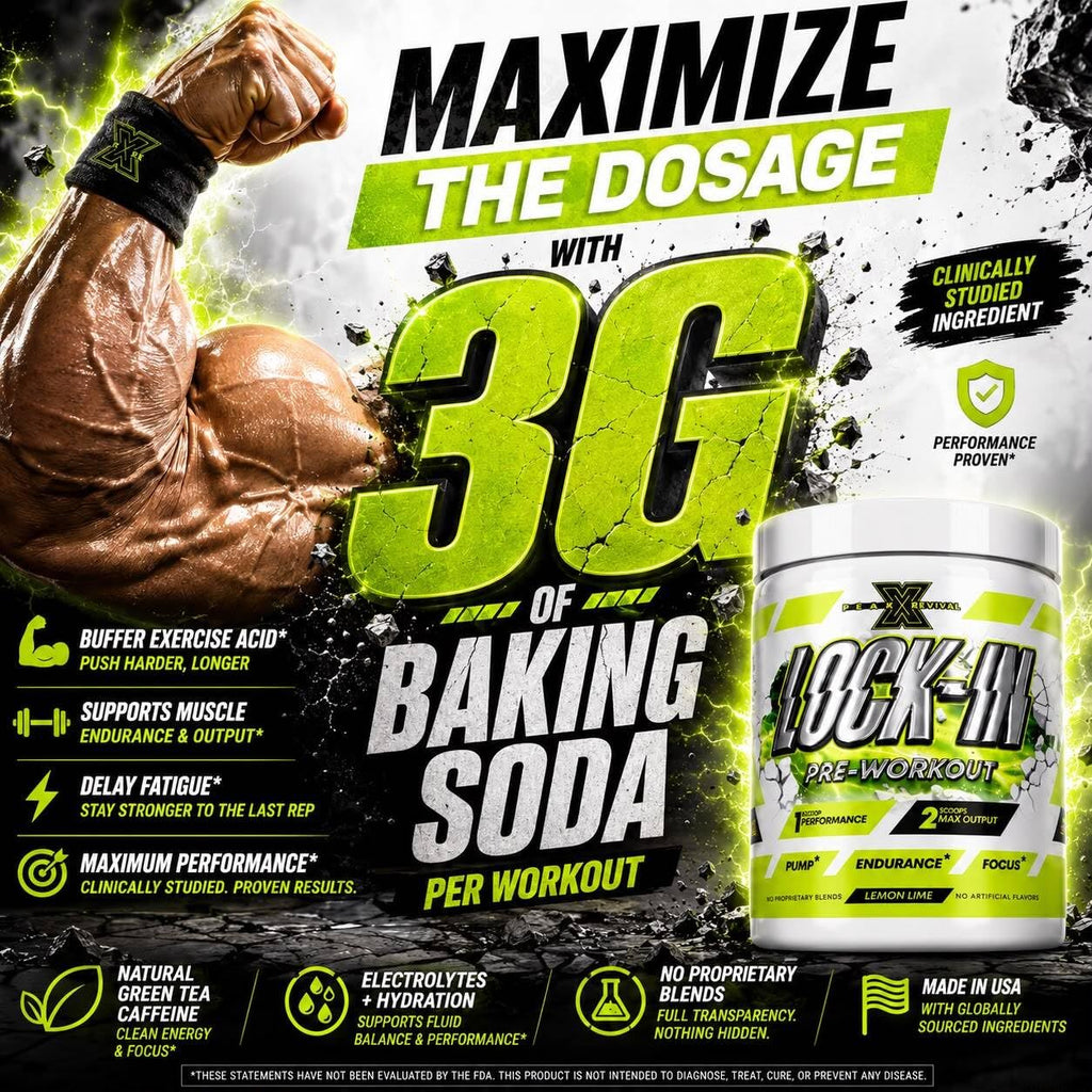 Lemon lime pre workout for enhanced performance