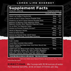 Lemon lime sherbet electrolyte drink mix