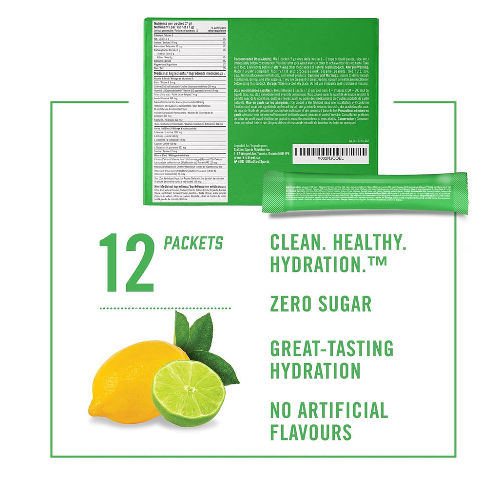 lemon lime sports electrolytes for hydration
