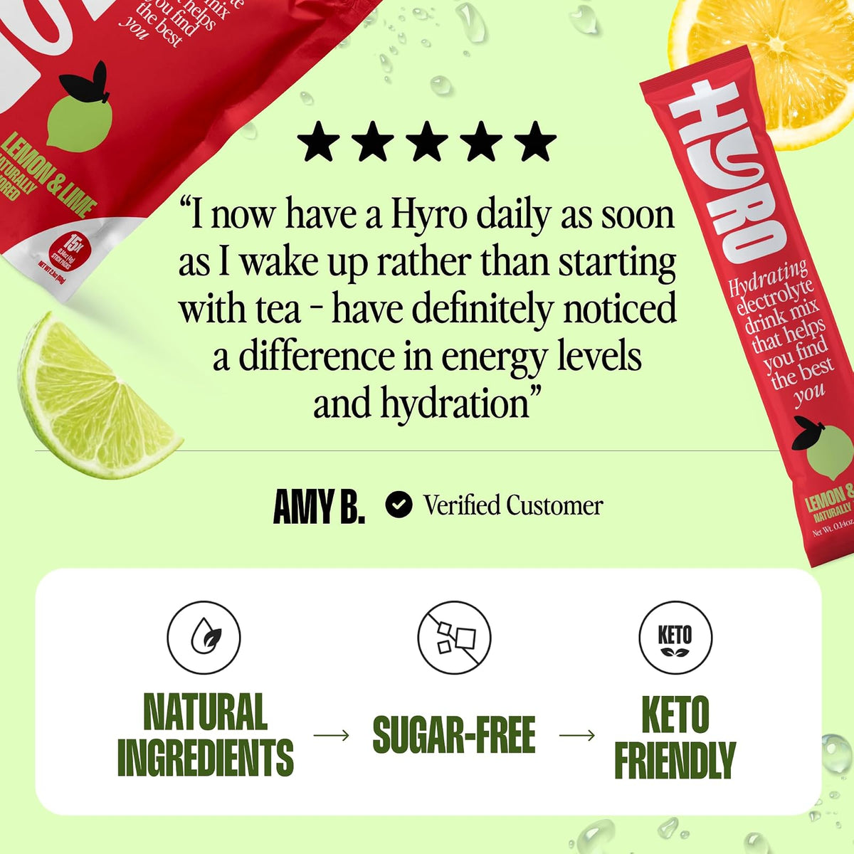 lemon lime sports hydration mix