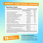 lemon lime travel vitamin tonic
