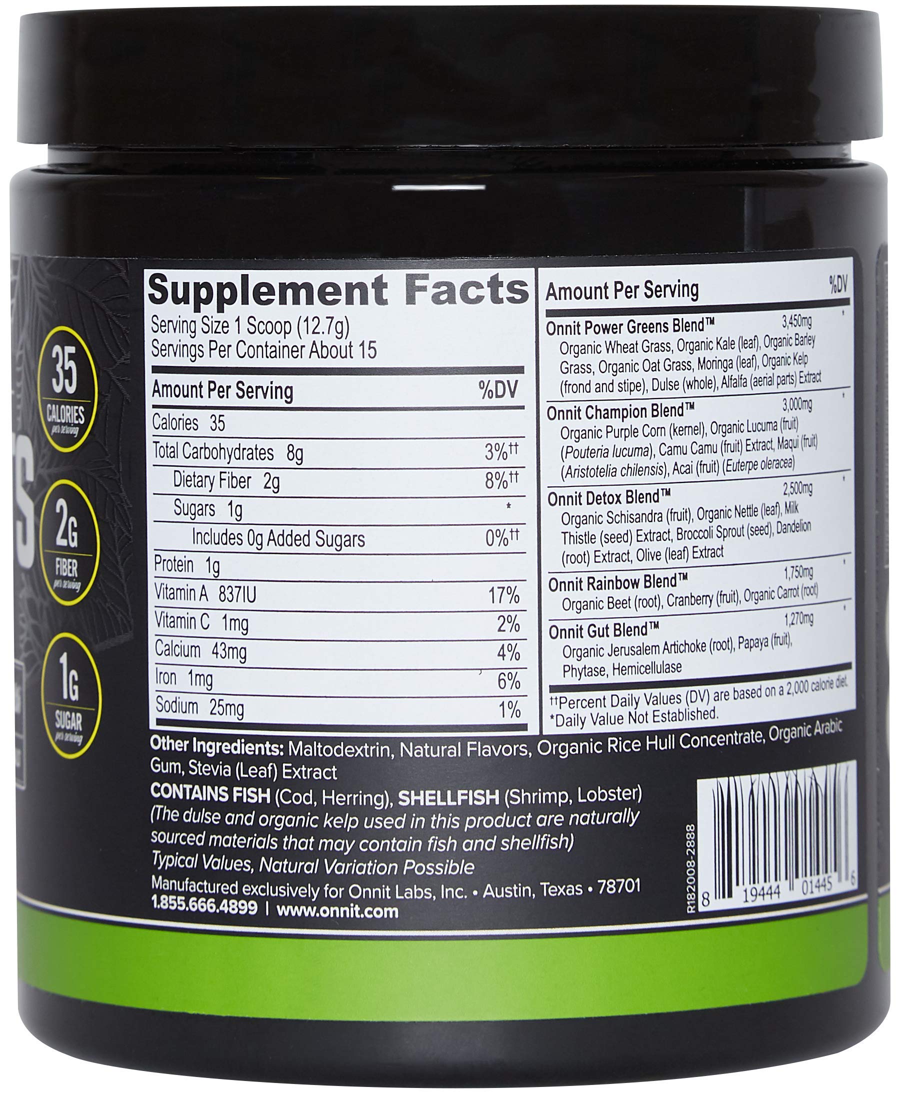 Lemon Mint flavor nutrient blend