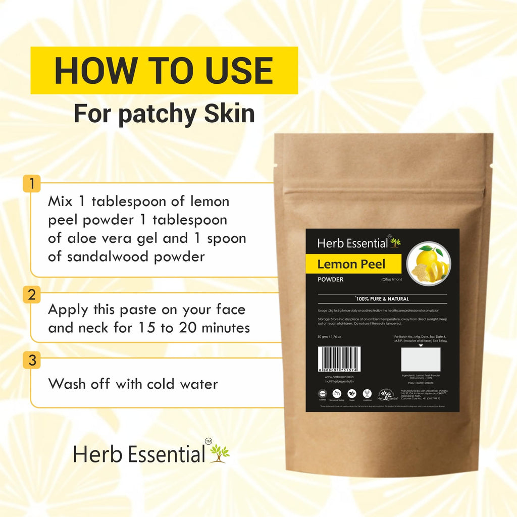 lemon peel powder for immune support