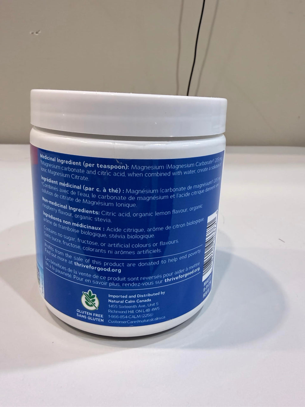 lemon raspberry calm magnesium for adults