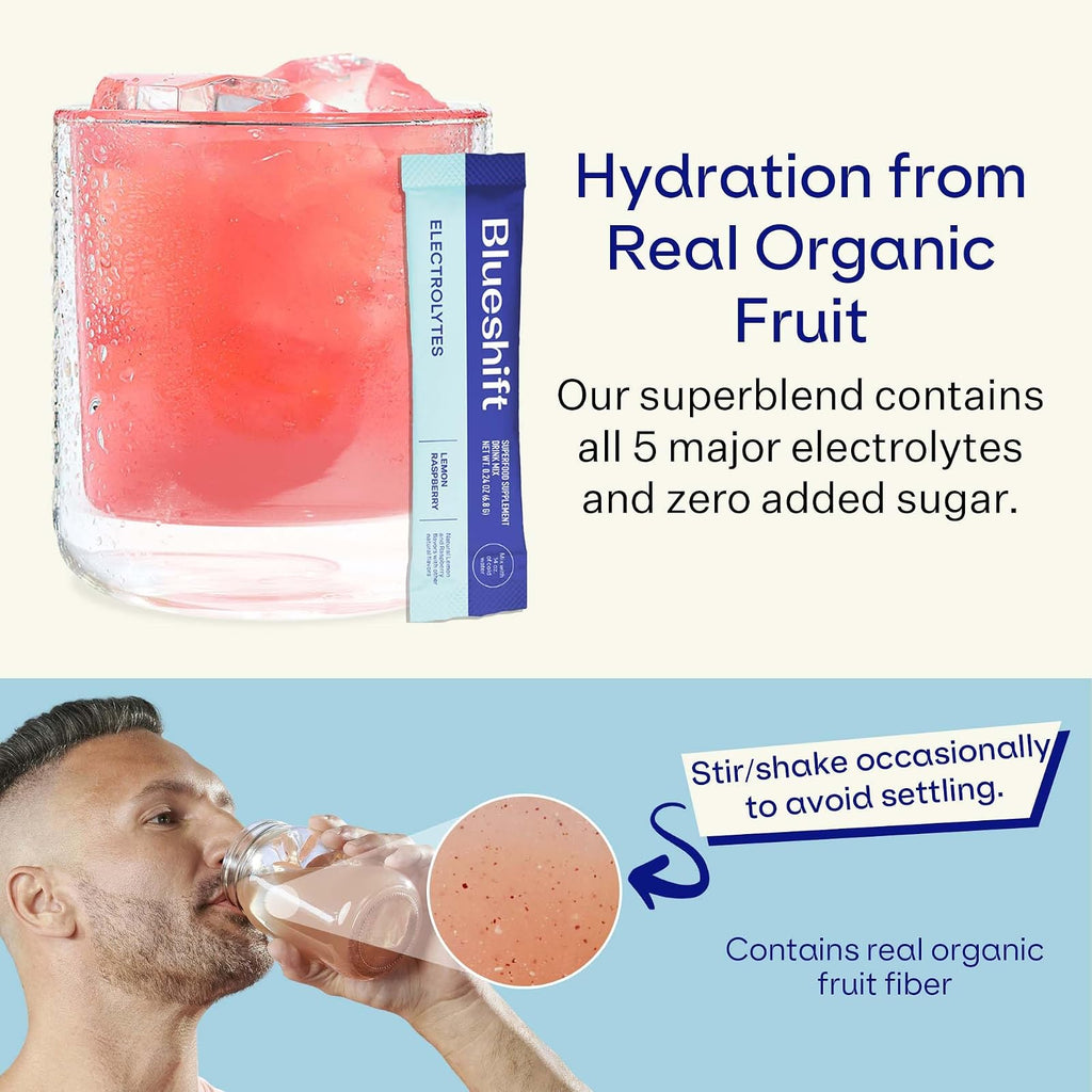 Lemon raspberry electrolyte powder benefits