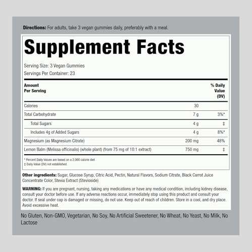 Lemon raspberry flavour magnesium gummies