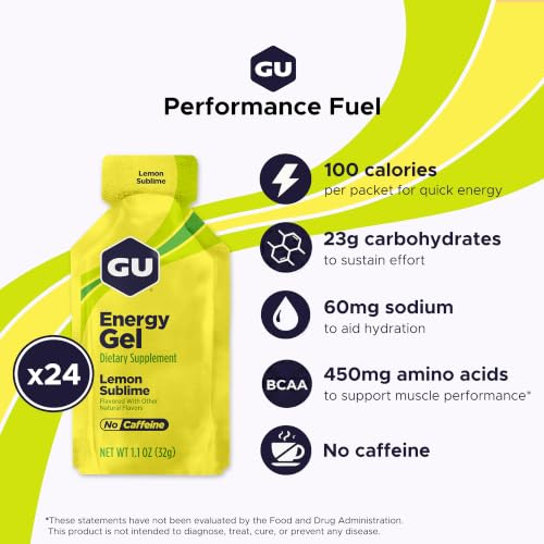 Lemon Sublime energy gel pack