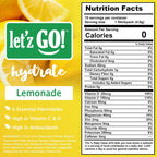 lemonade flavour hydration packets