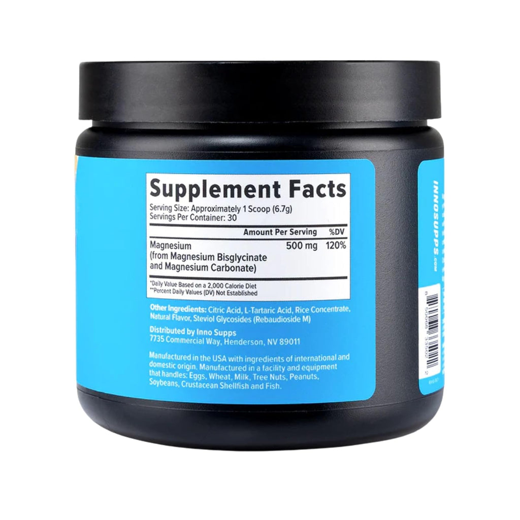 Lemonade flavour magnesium for better sleep