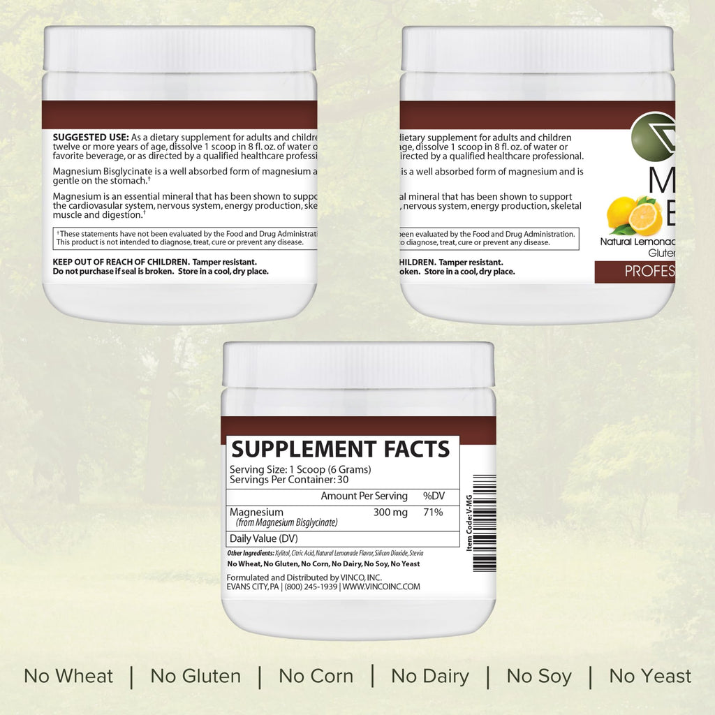 lemonade flavour magnesium supplement