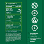 Lemonade flavour whey protein drink