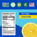 Lemonade flavoured electrolyte drink mix