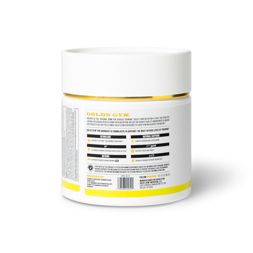 lemonade pre-workout for intense training