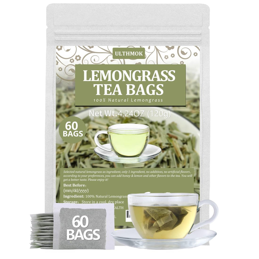 Lemongrass tea bags for relaxation