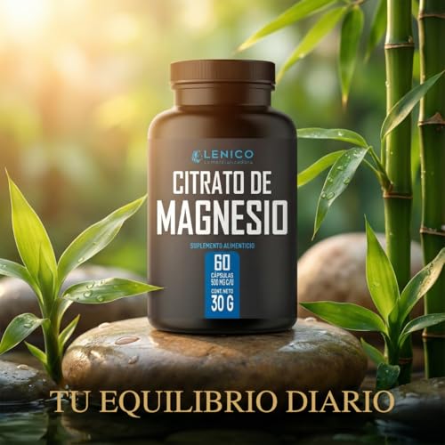 Lenico magnesium citrate capsules for wellness