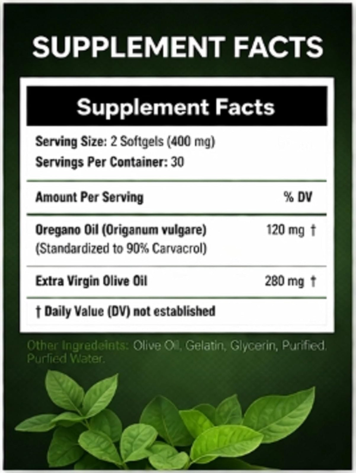 Lenico oregano oil for antioxidant support