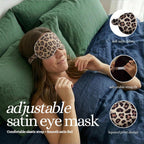leopard print sleep mask for travel