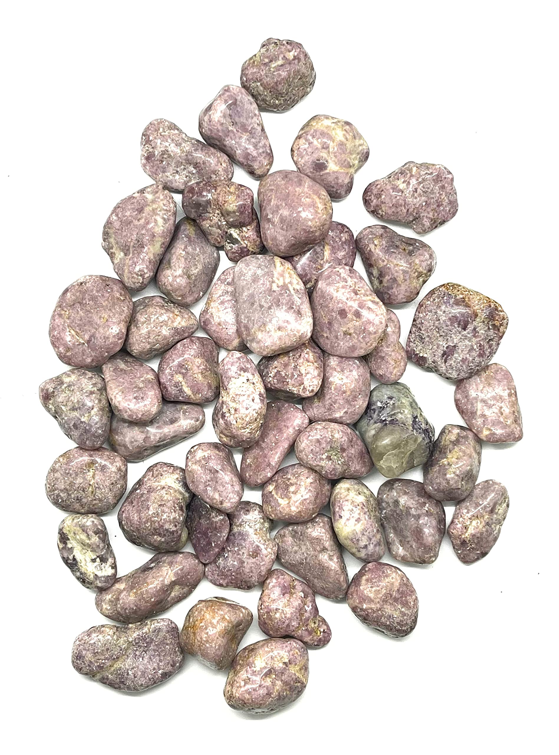 Lepidolite tumbled stone for stress relief