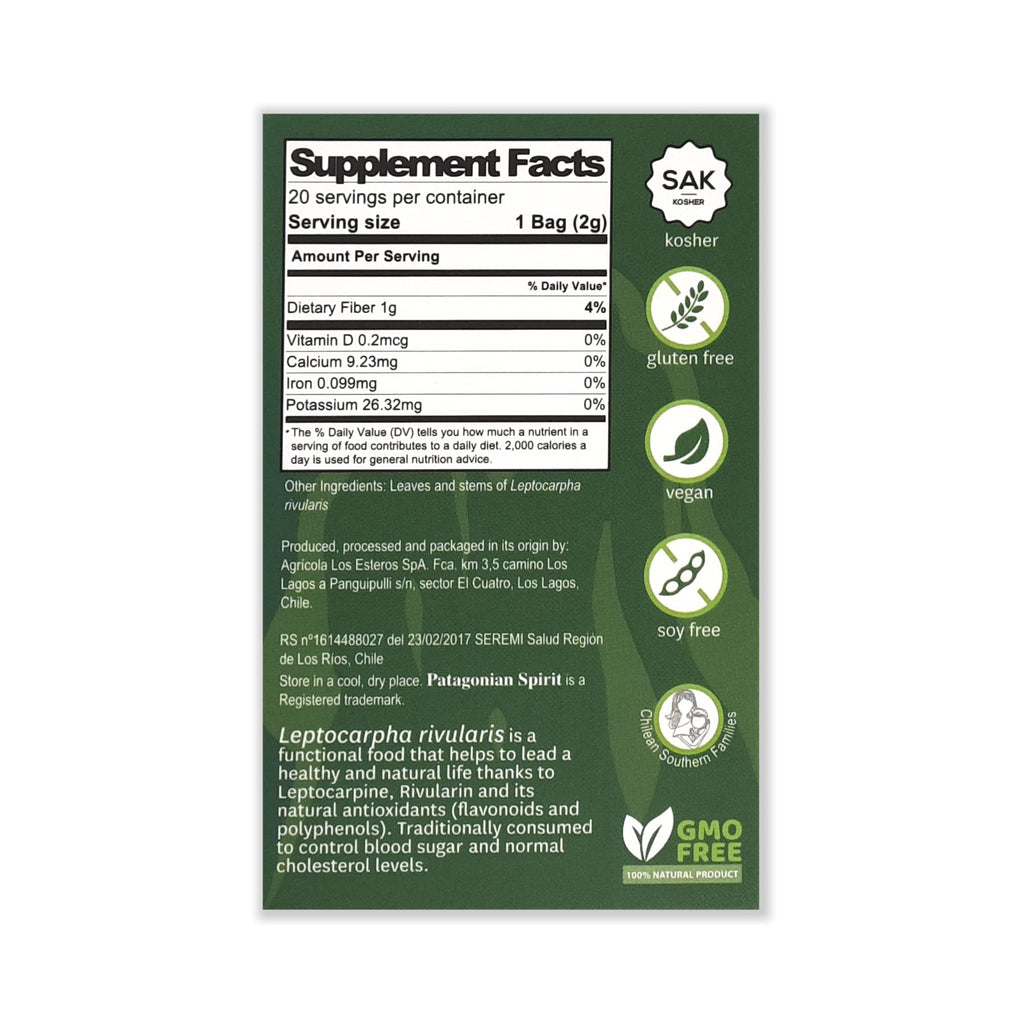 Leptocarpha Rivularis tea for wellness