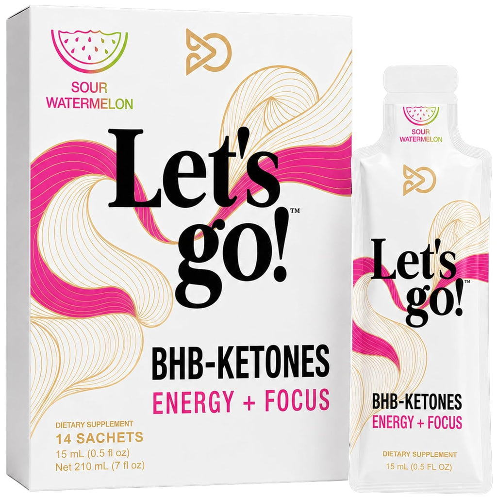LET GO BHB ketone gel watermelon flavour