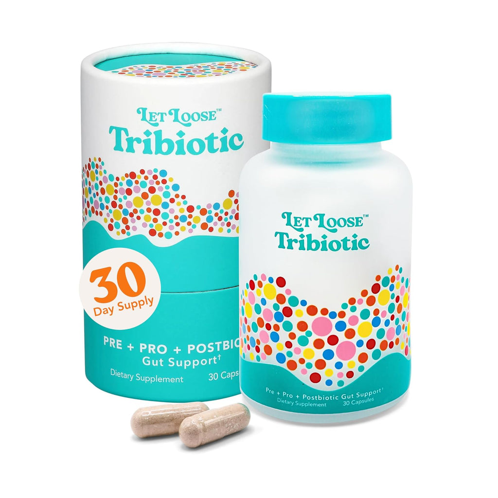 Let Loose daily tribiotic for gut health