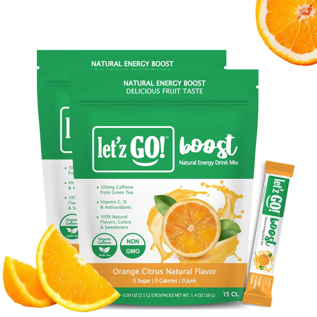 Let'z Go Clean Energy Drink Mix packets