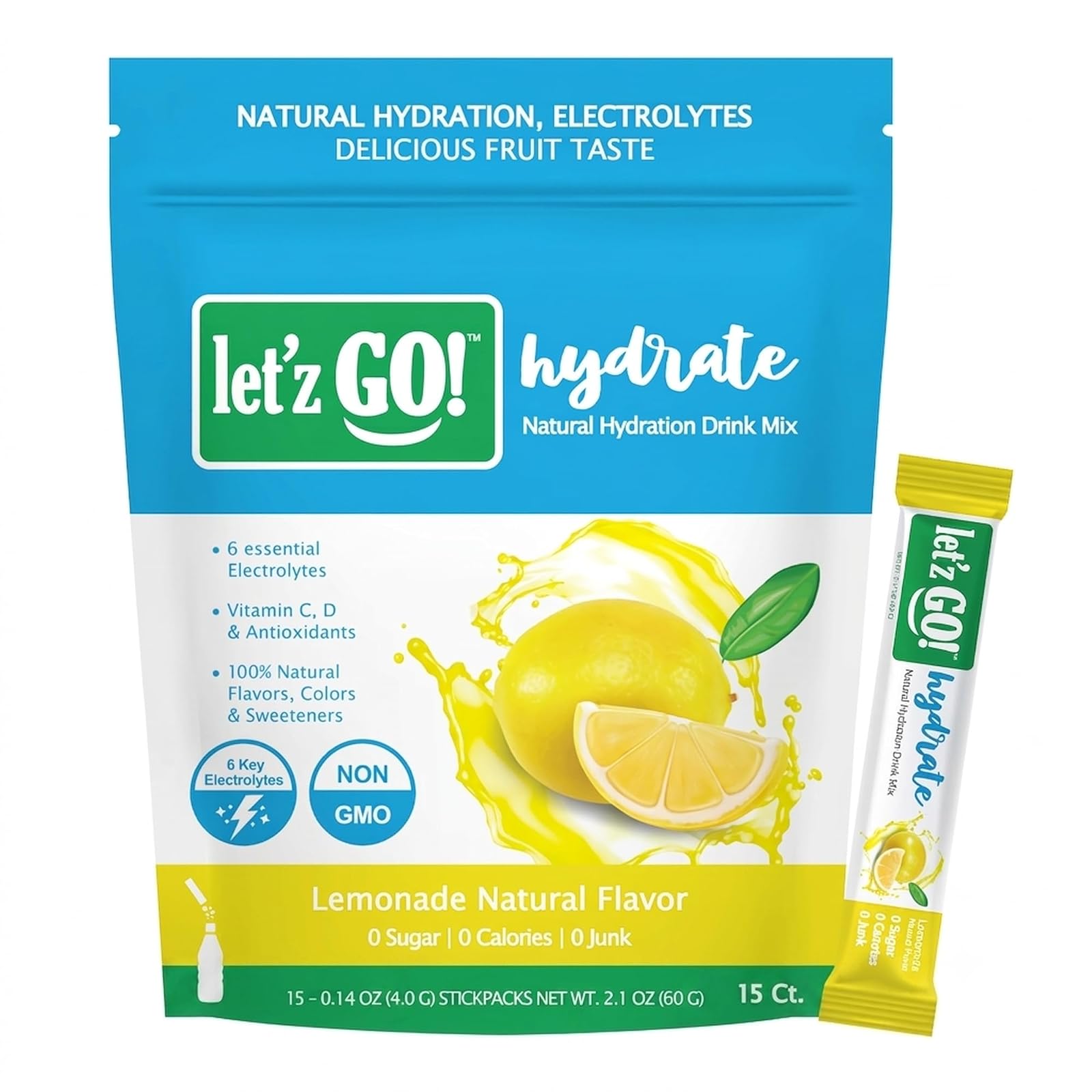 Let'z Go! Hydrate electrolyte drink mix