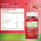 LETSCOL magnesium gummies for sleep support