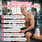 Leucine-infused gummies for optimal performance