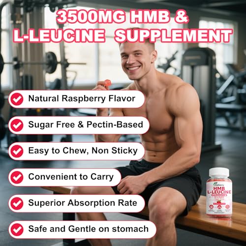 Leucine-infused gummies for optimal performance