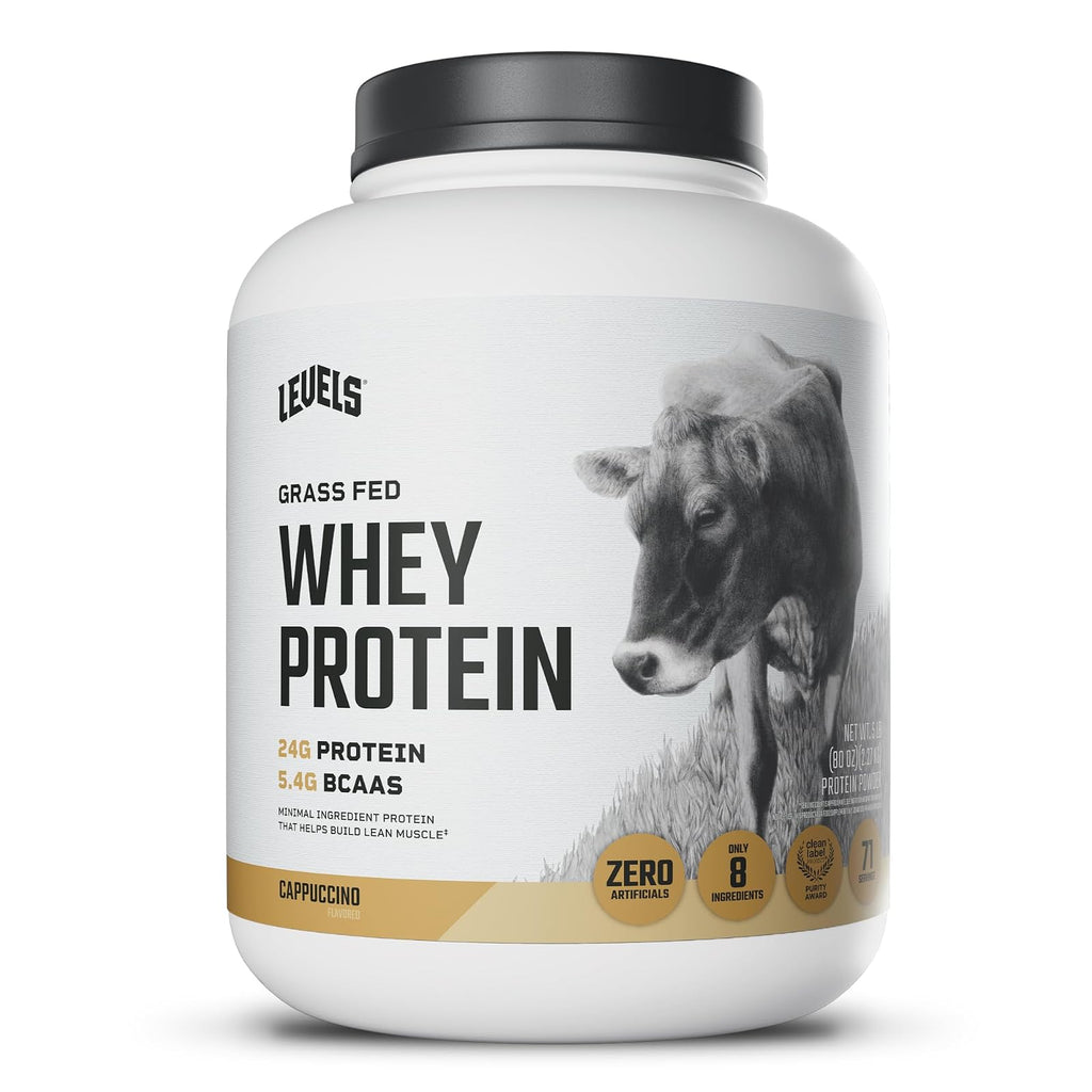 Levels whey protein cappuccino flavour