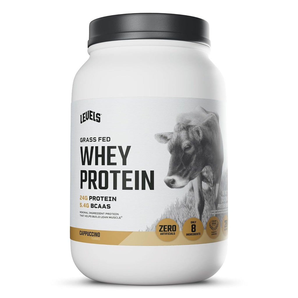 Levels whey protein cappuccino flavour