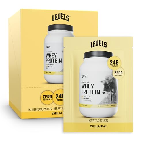 Levels whey protein powder vanilla bean