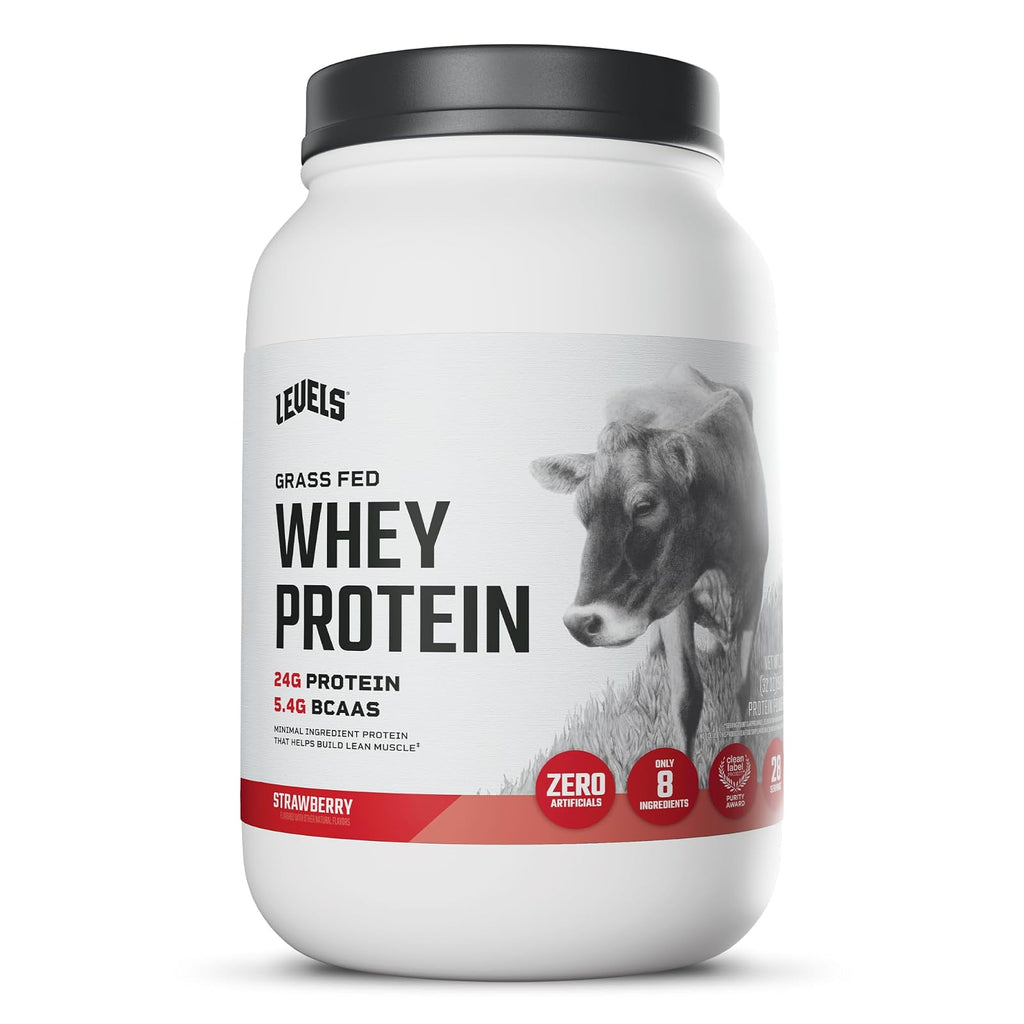 Levels whey protein strawberry flavour