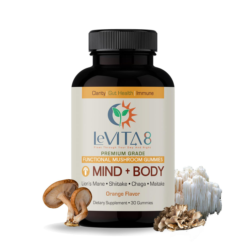 LeVITA8 brain mushroom gummies