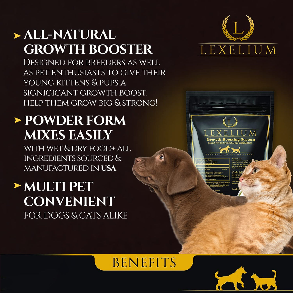 Lexelium dog and cat nutrition