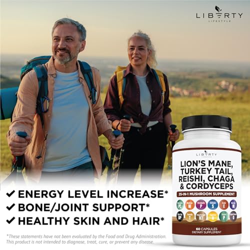 Liberty Lifestyle mushrooms for cognitive function