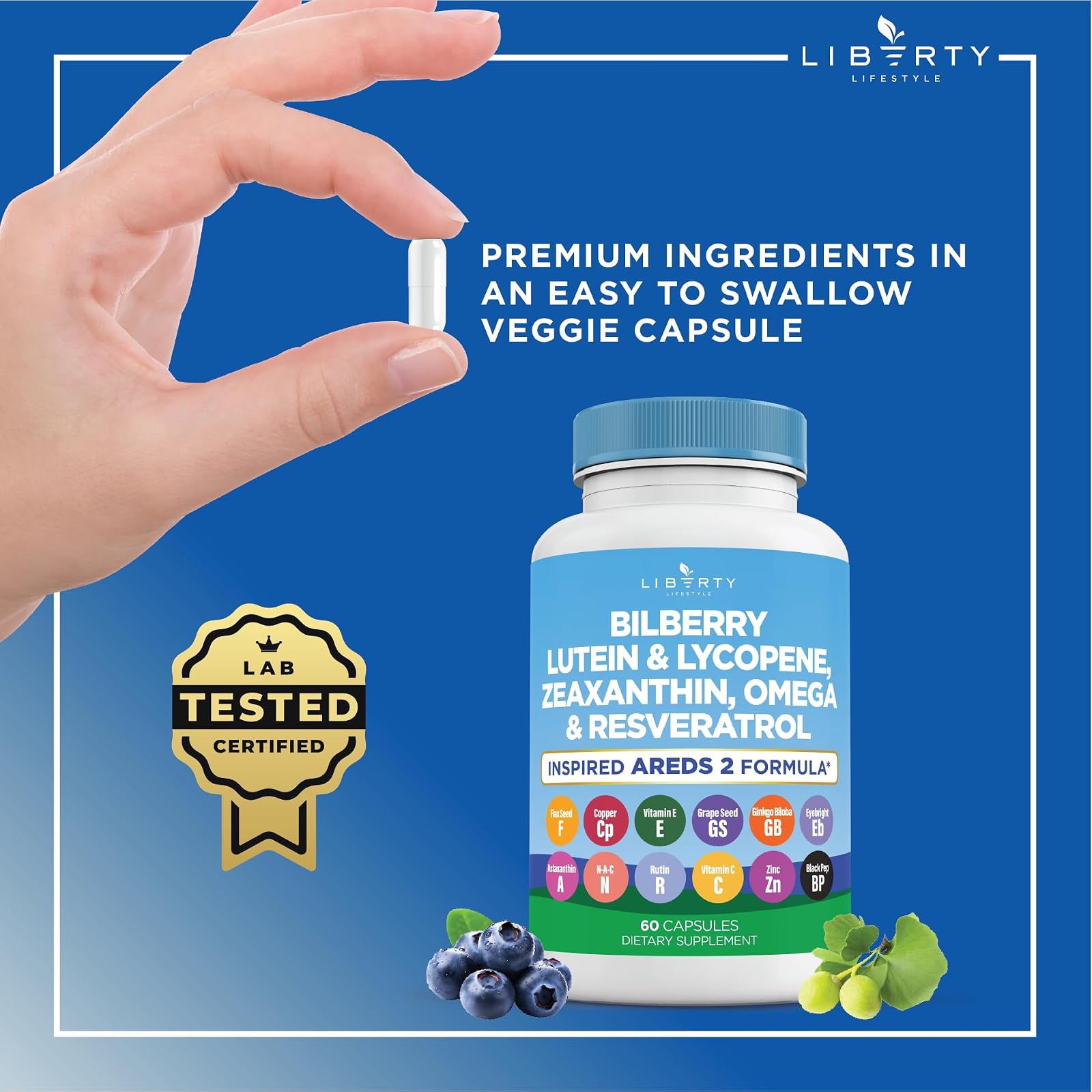 Liberty Lifestyle vitamins for clear sight