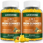 Lickshine iron supplement gummies for women