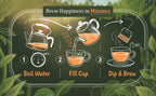 Licorice infused herbal tea sachets
