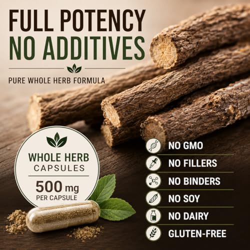 licorice root capsules for vitality