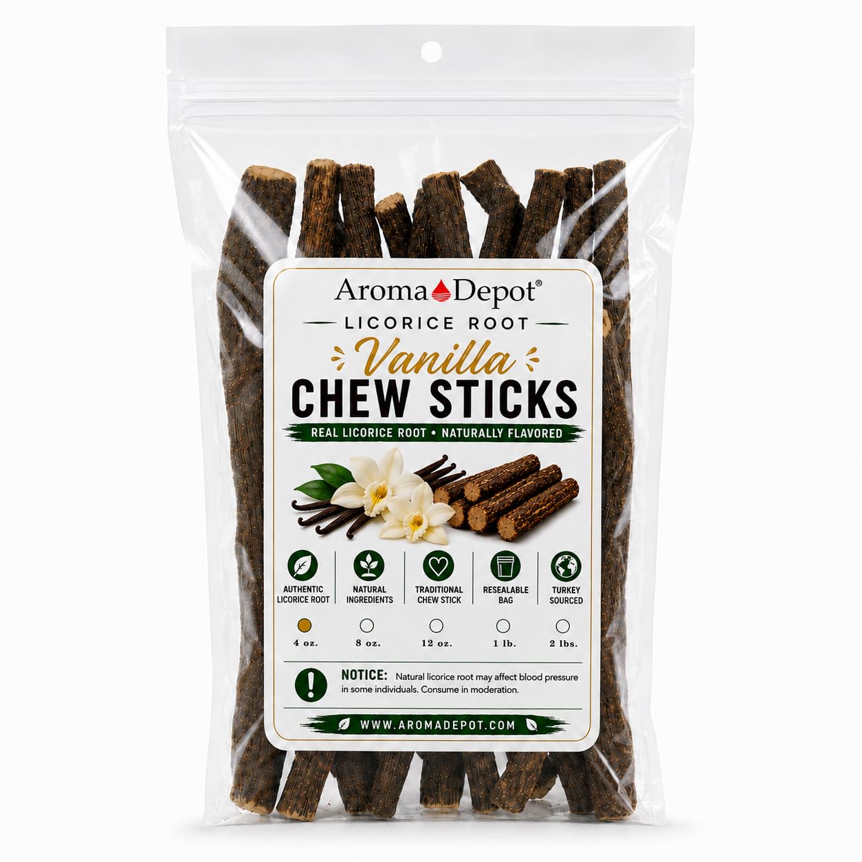 licorice root chew sticks snack