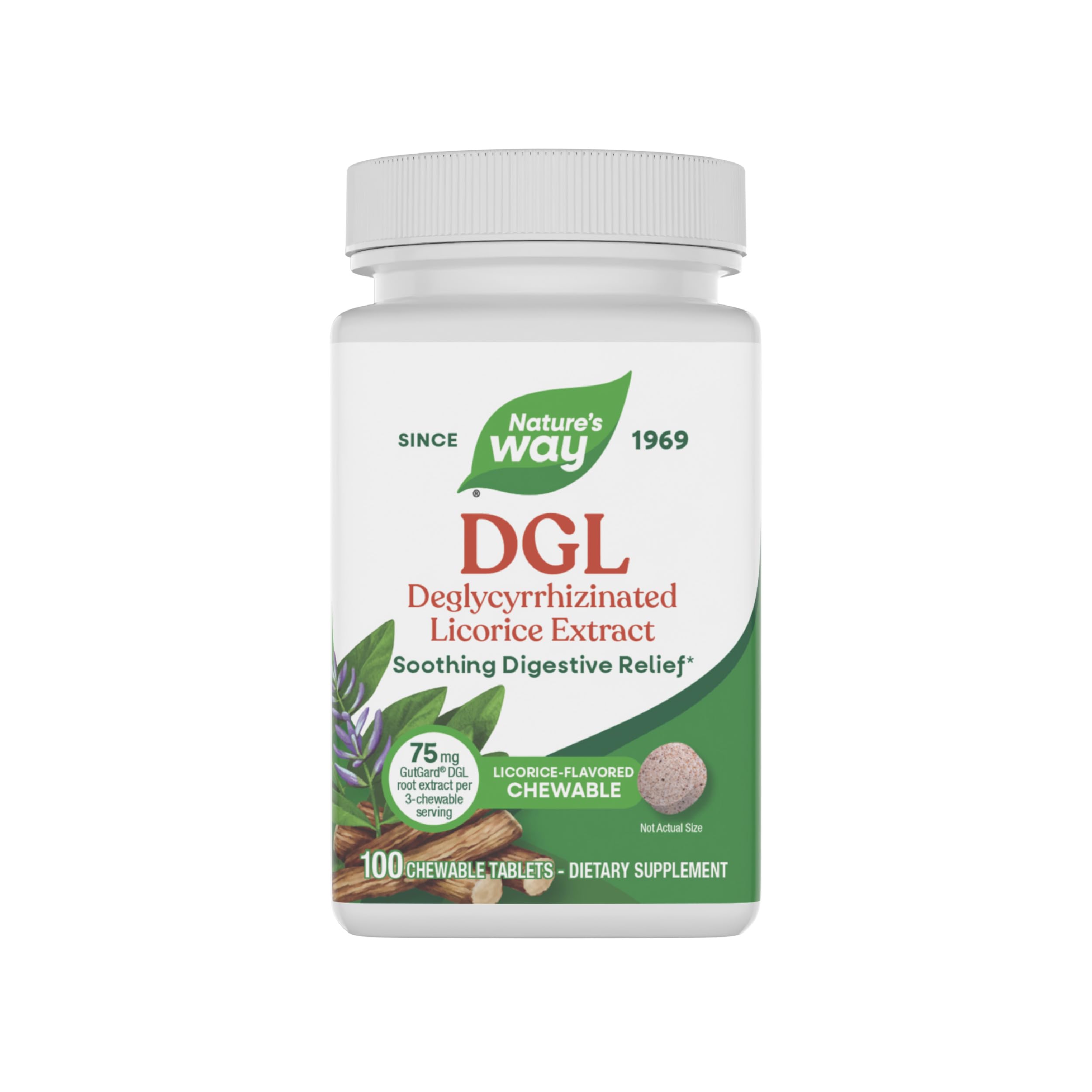 licorice root digestive support tablets