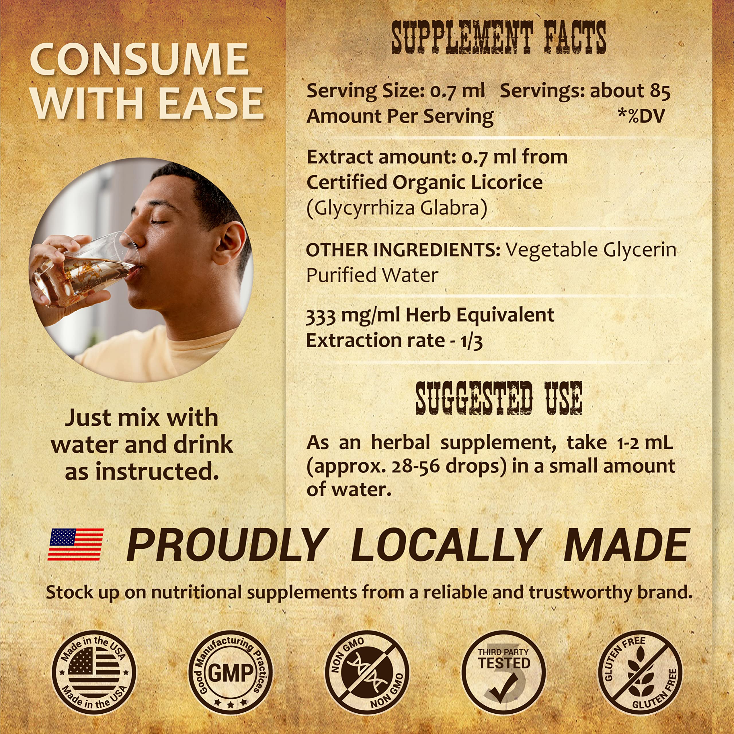 licorice root extract for throat relief