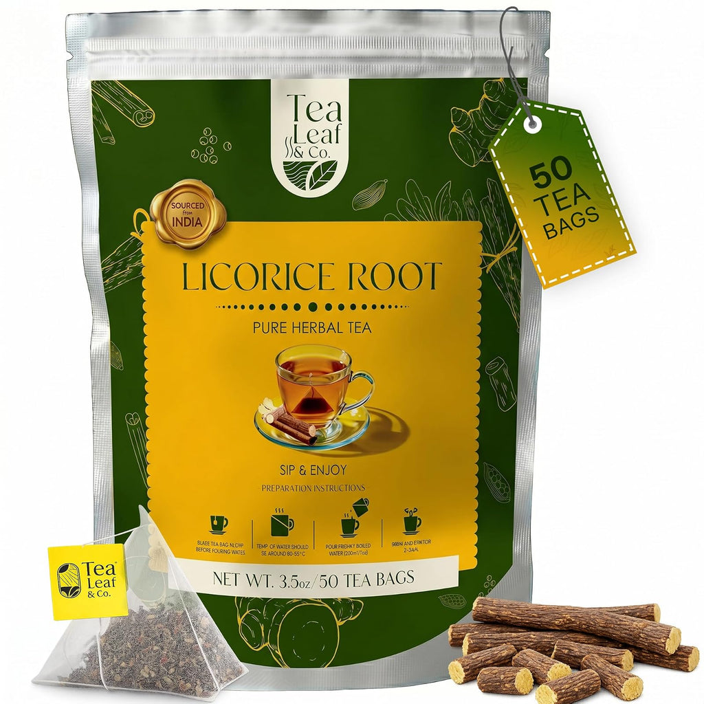 licorice root herbal tea bags