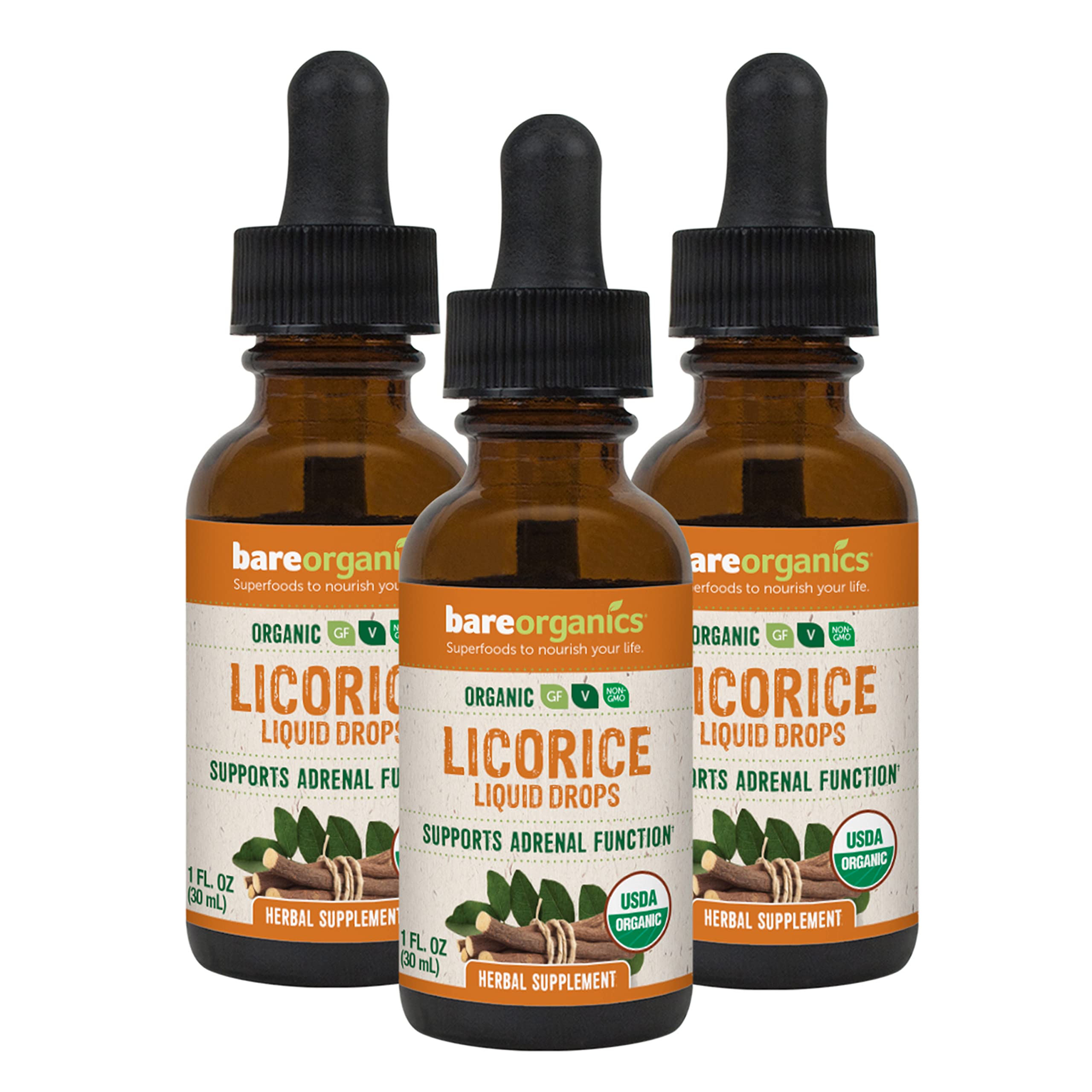 licorice root liquid drops for wellness