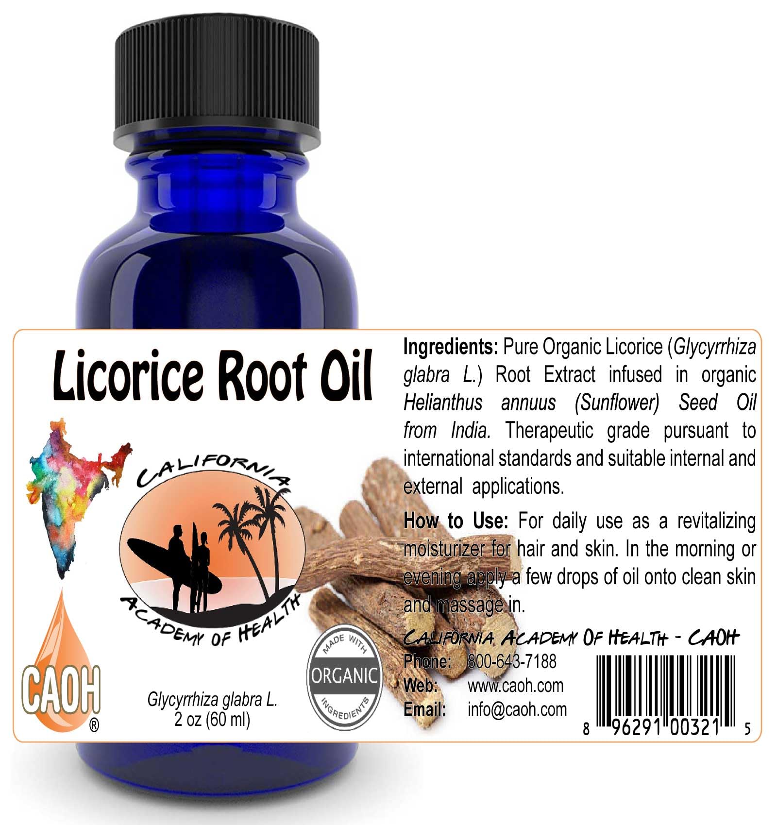 licorice root oil for digestive support