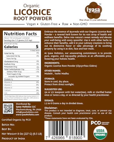 licorice root powder for adrenal support